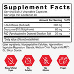 30 capsules of pure Glutathione
