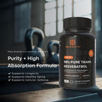 30 capsules of pure resveratrol