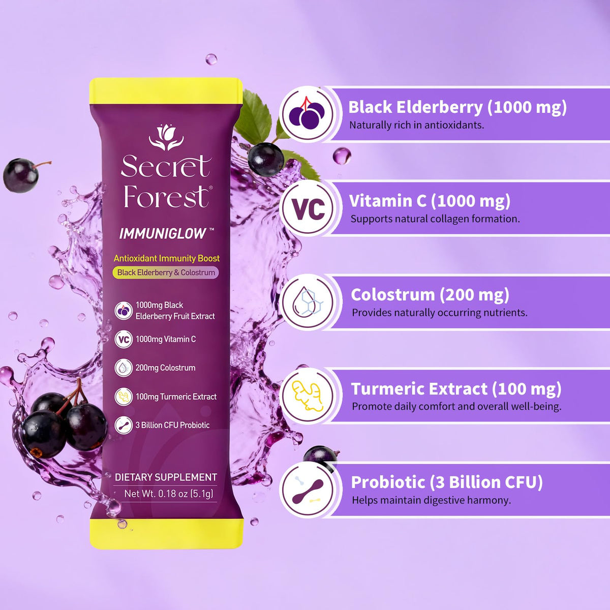30 capsules of Secret Forest vitamins