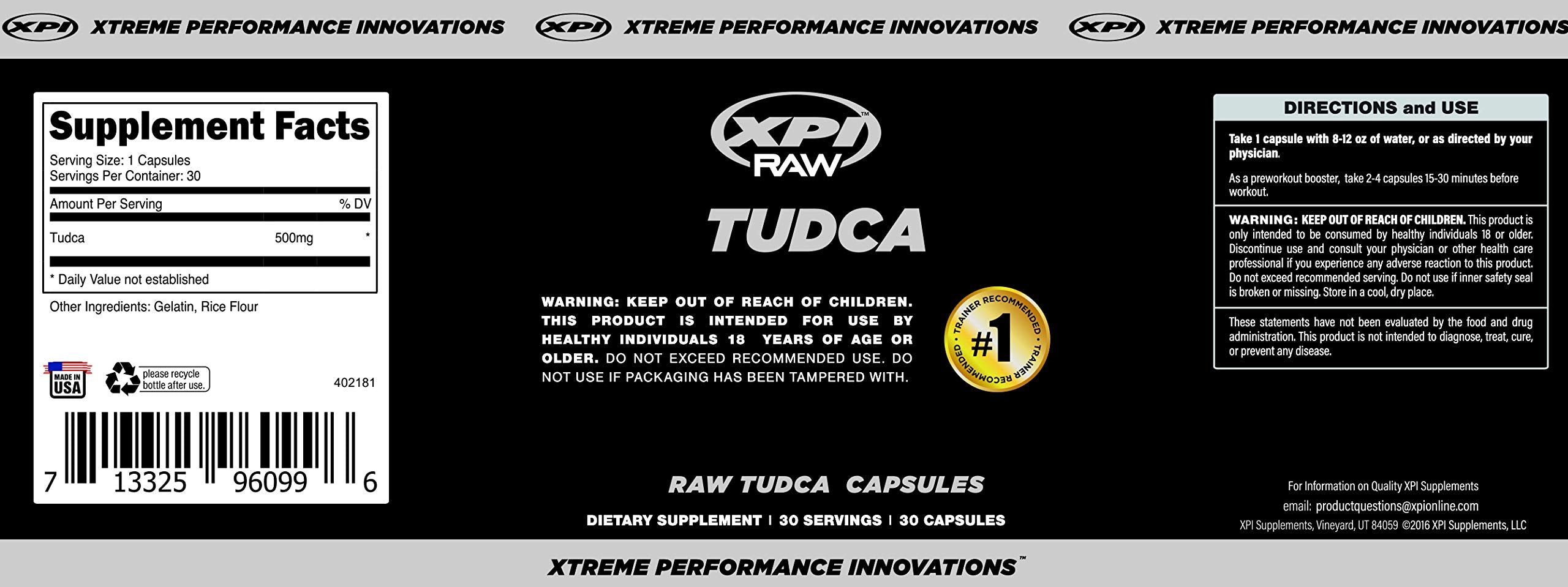 30 capsules of TUDCA for daily use