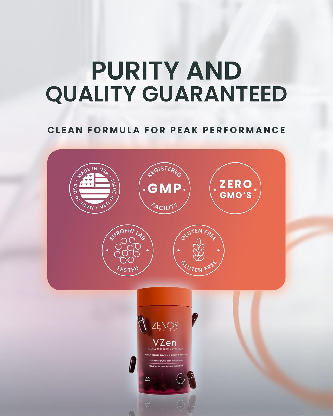 30 capsules of vaginal probiotics
