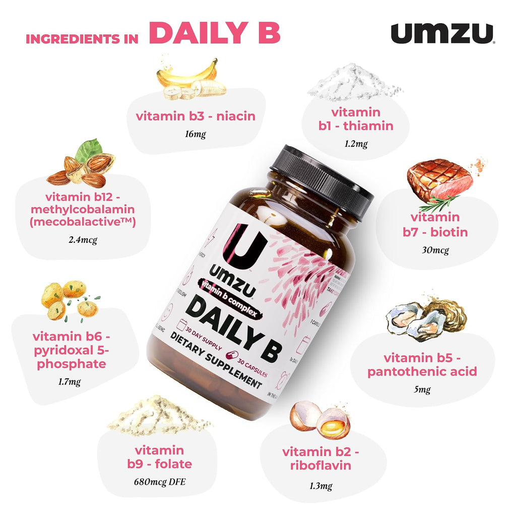 30 capsules of vitamin b complex
