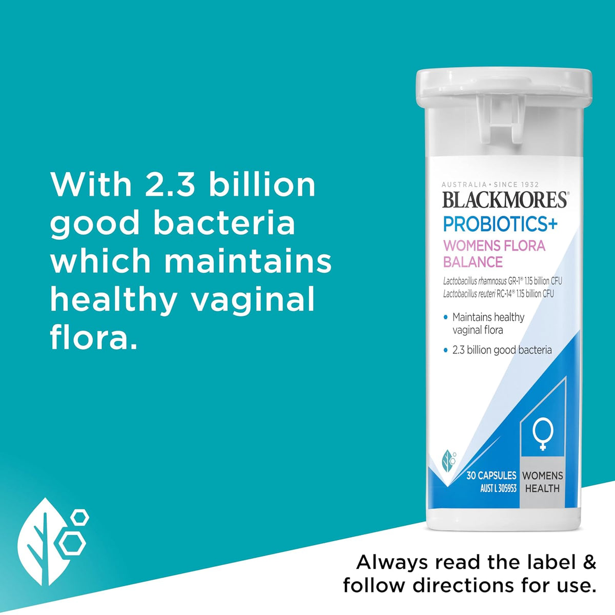 30 capsules of women's flora balance
