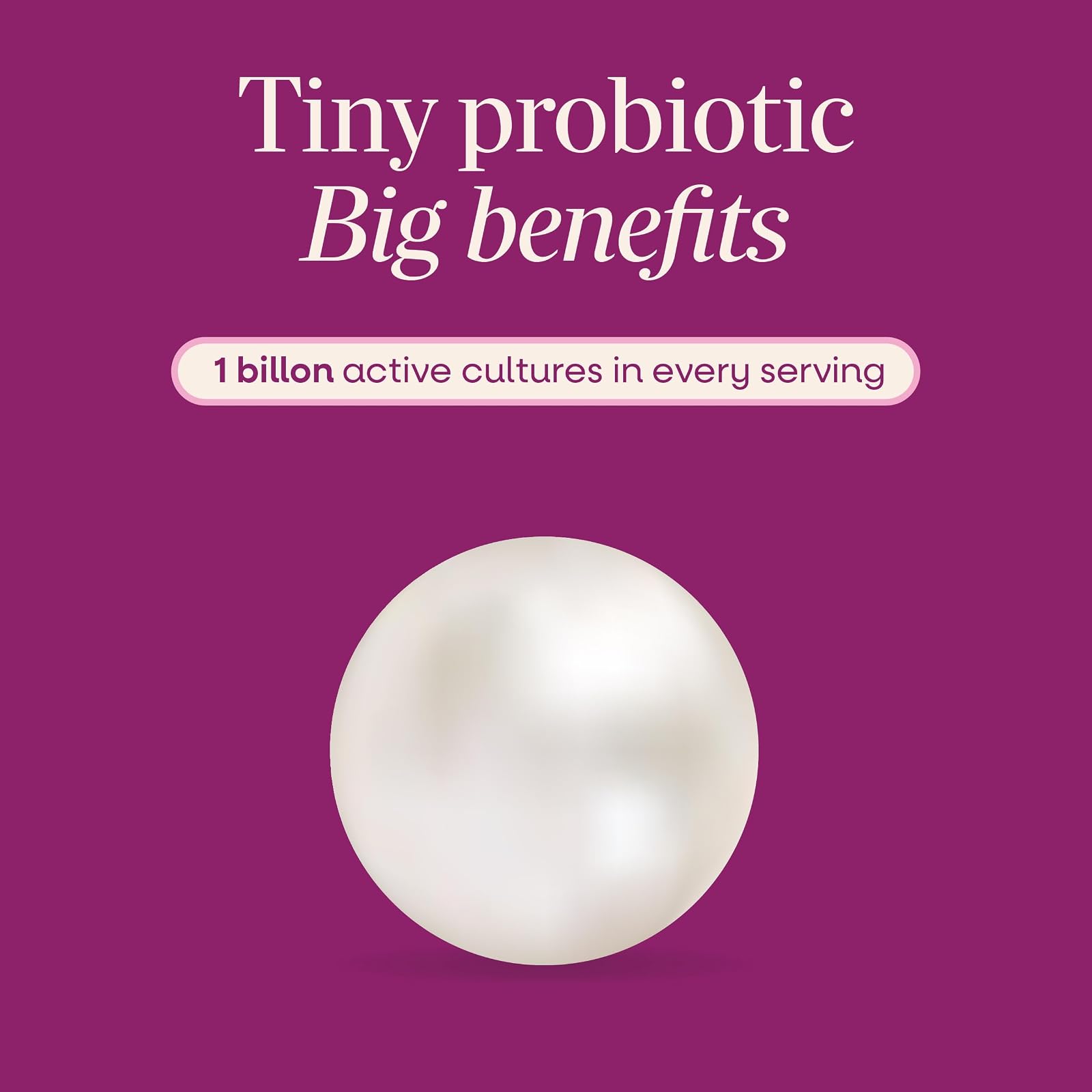 30 capsules of women's probiotics