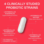 30 capsules of women's probiotics