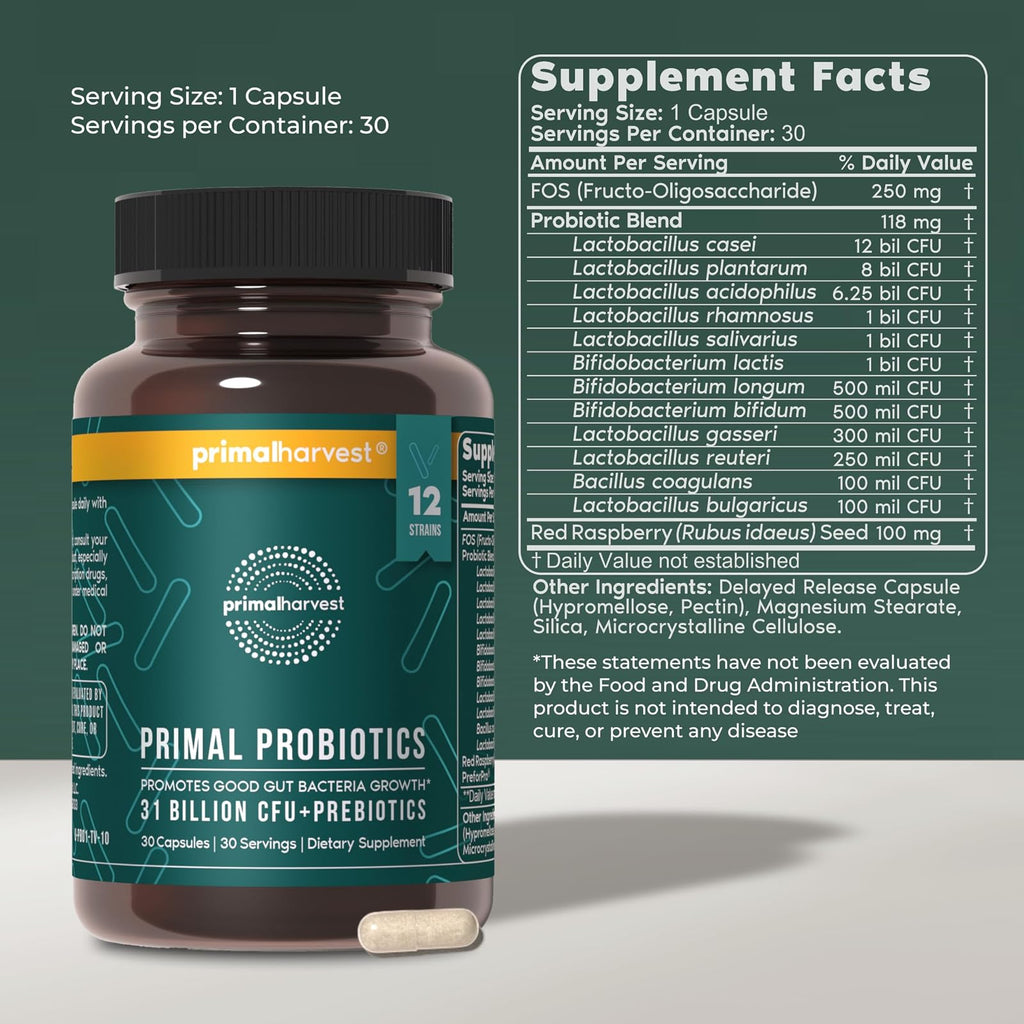 30 capsules of women's probiotics