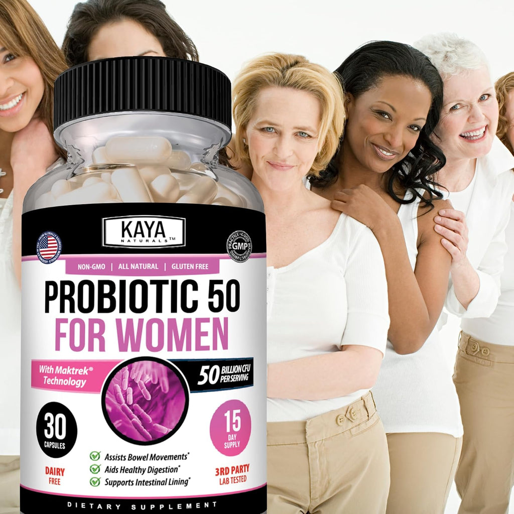 30 capsules of women's probiotics