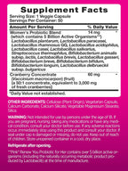 30 capsules of women's probiotics