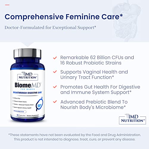 30 capsules of women's probiotics