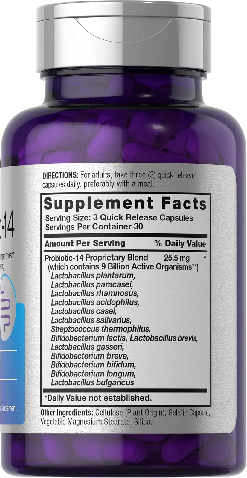 30 capsules of women's probiotics