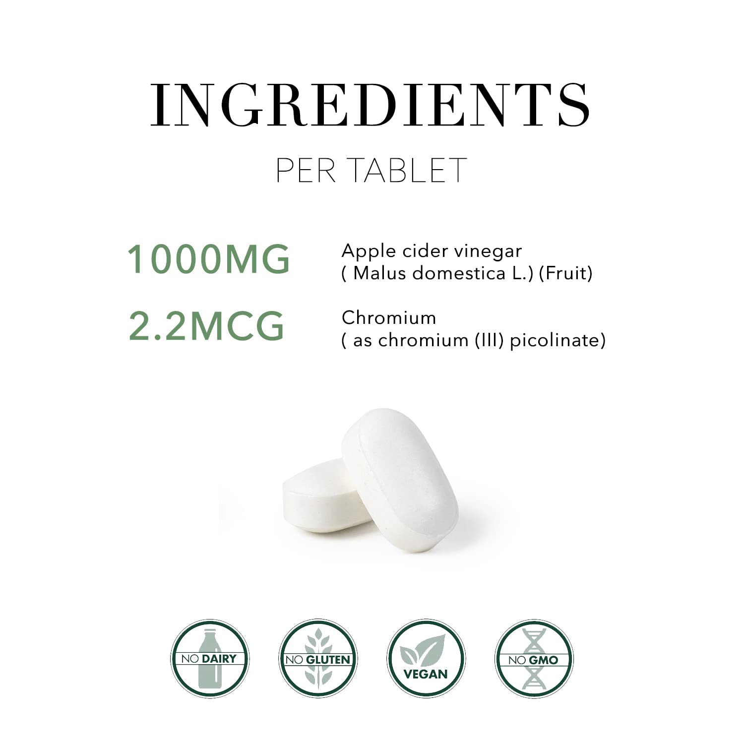 30 count apple cider tablets
