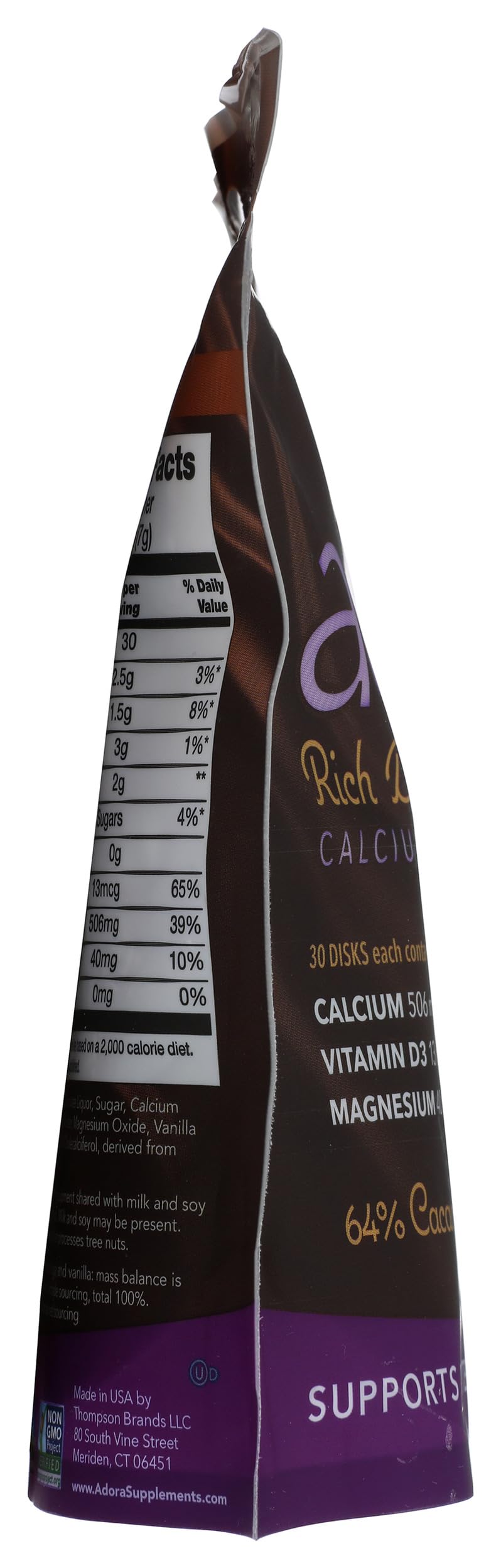 30 count calcium disks for convenience