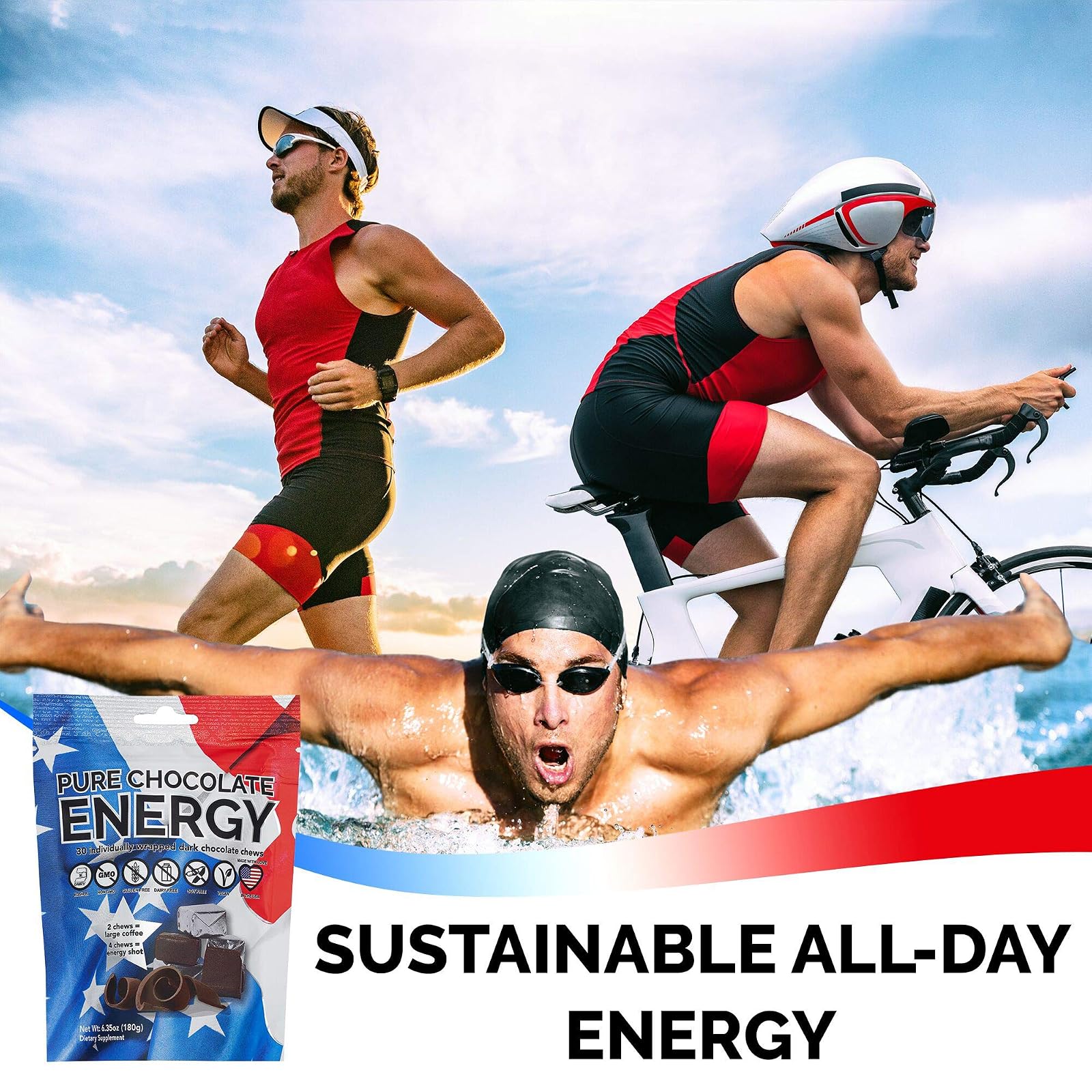 30 count chocolate energy chews