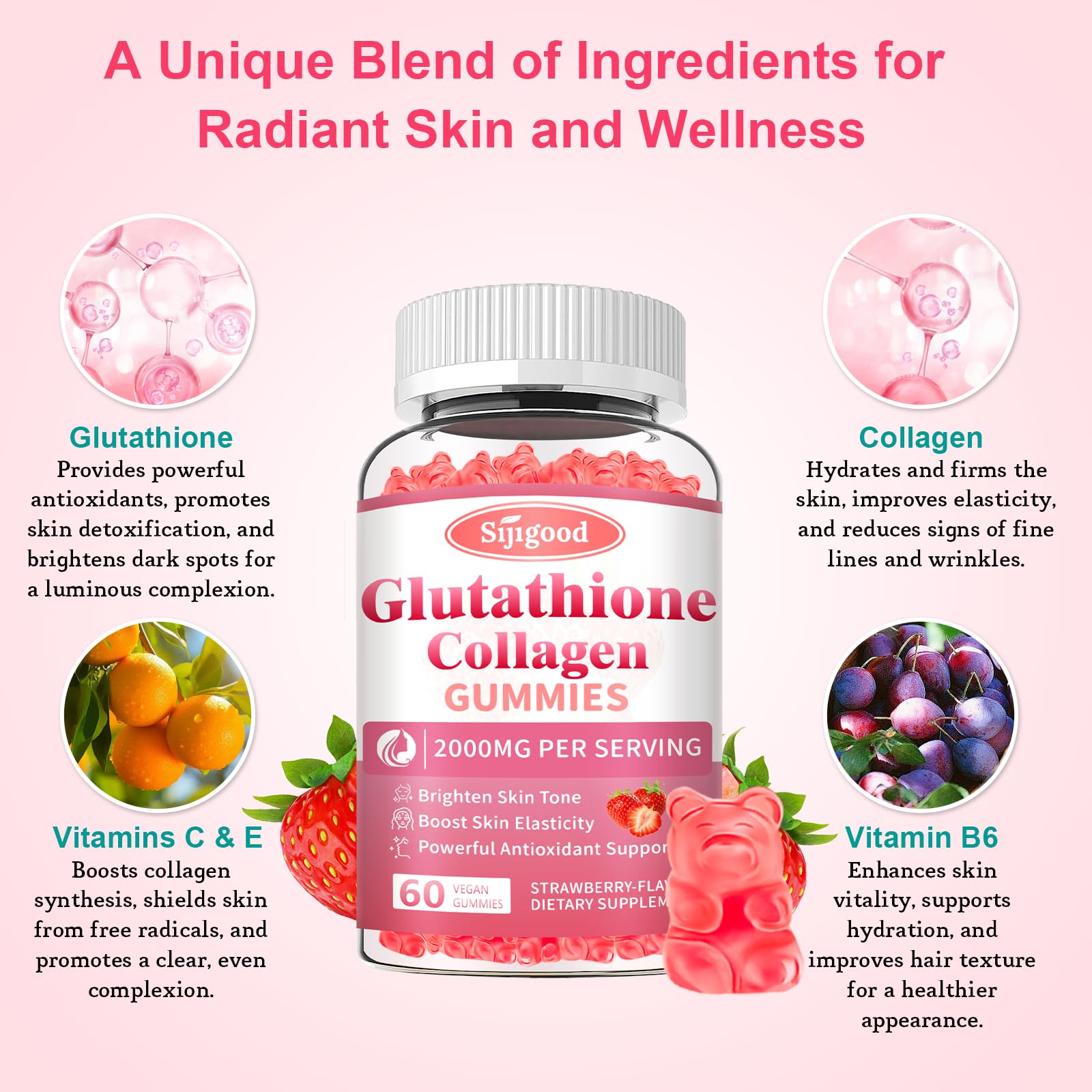 30 count collagen gummies pack