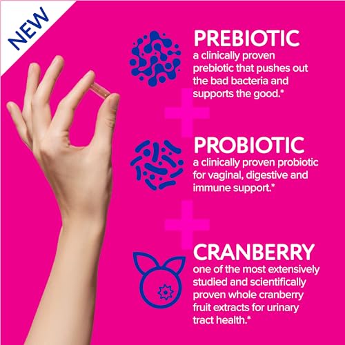 30-count cranberry probiotic capsules