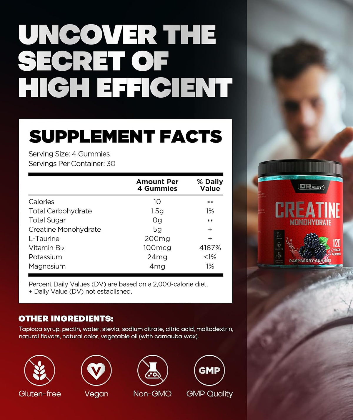 30 count creatine gummies for daily use