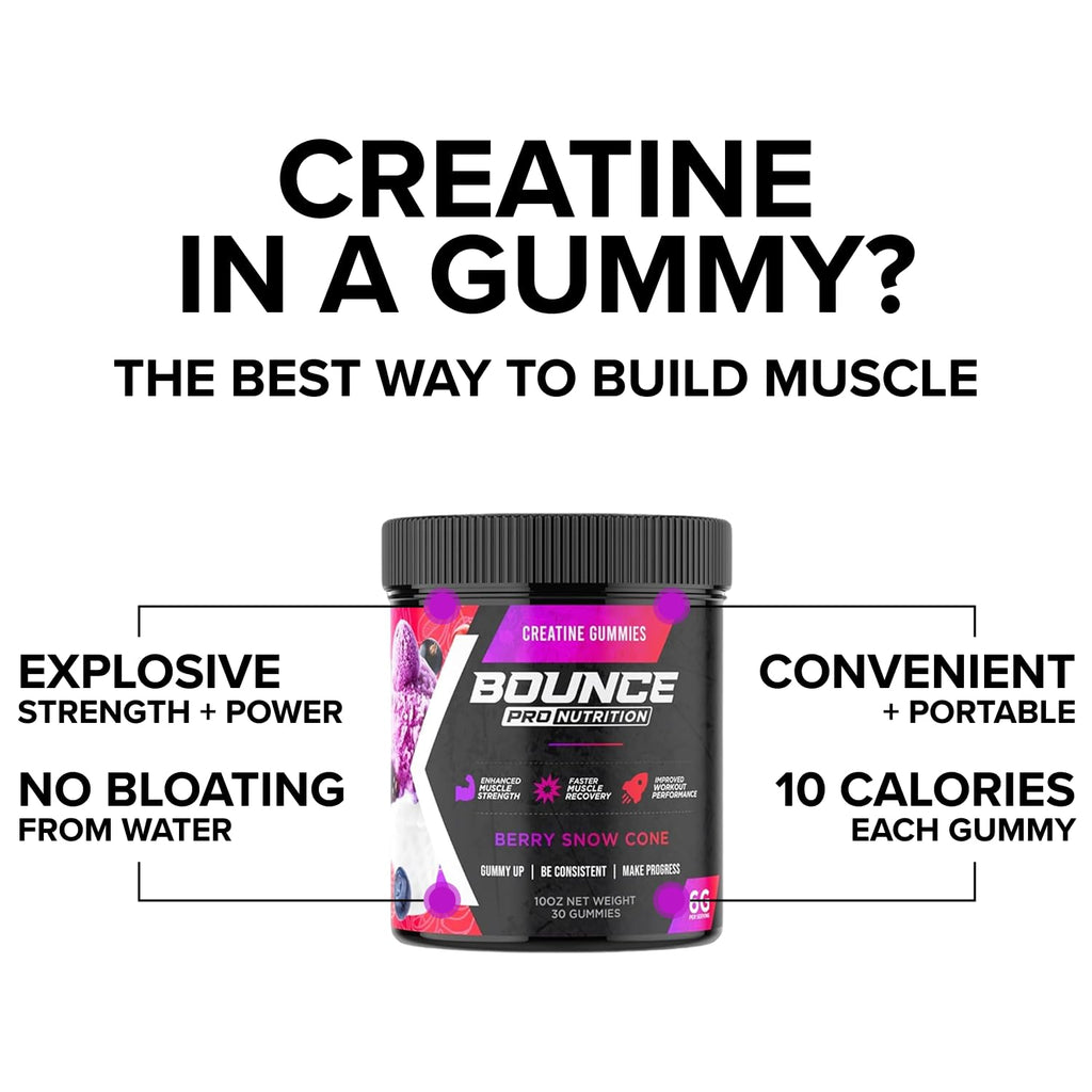30 count creatine supplement gummies