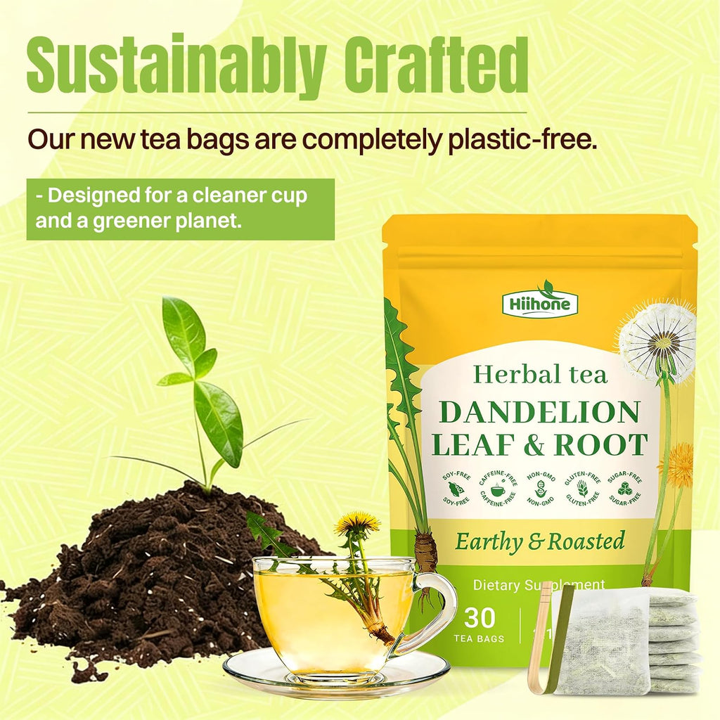 30 count dandelion tea bags