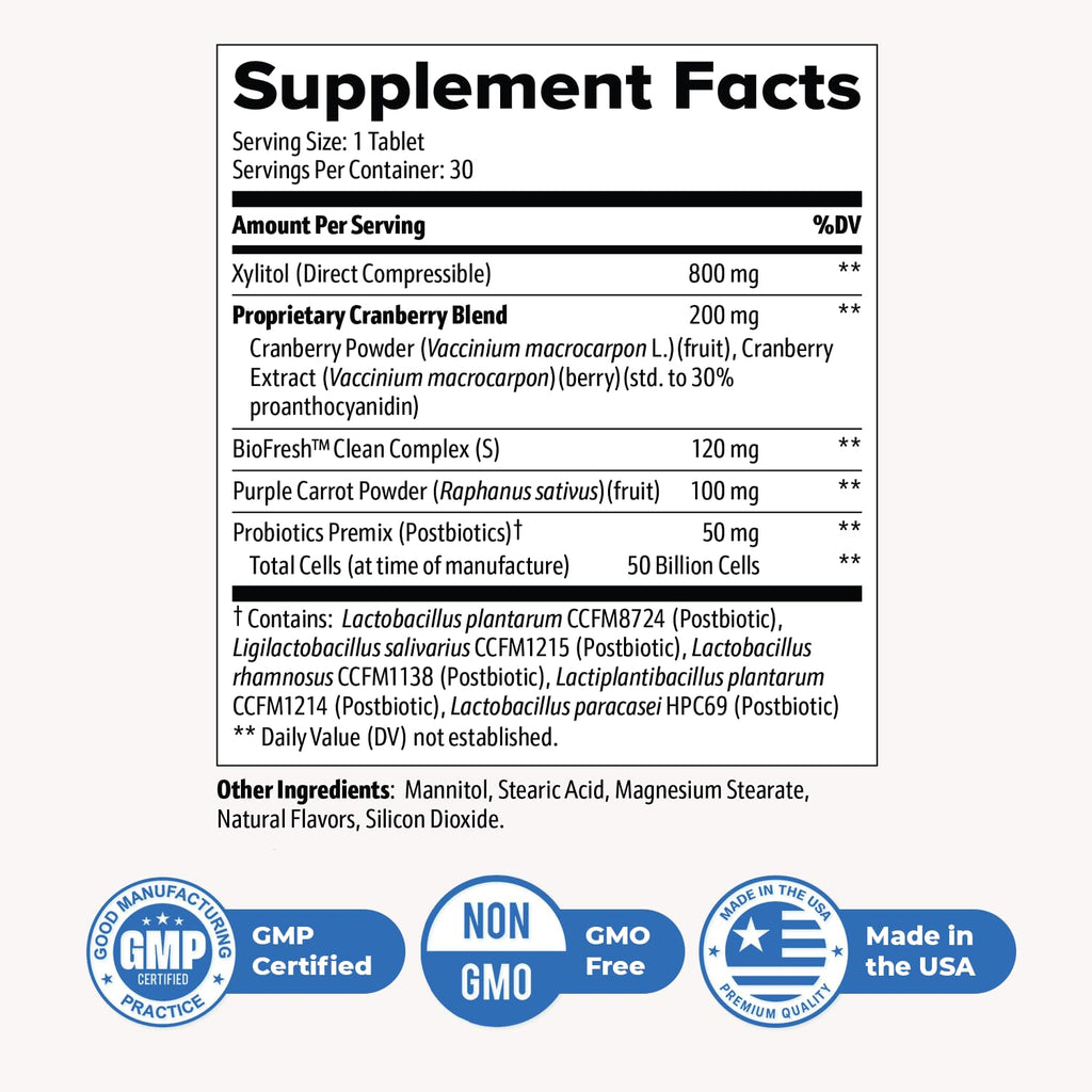 30 count digestive health tabs