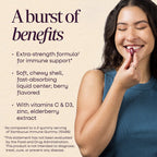 30 count elderberry chewable supplements