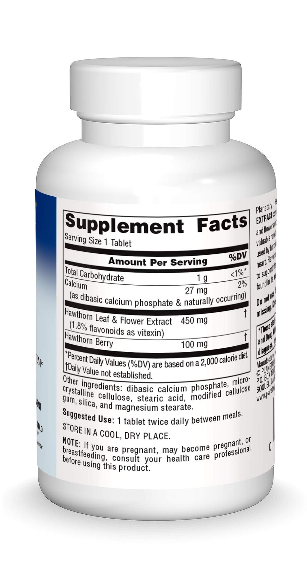 30 count hawthorn extract tablets