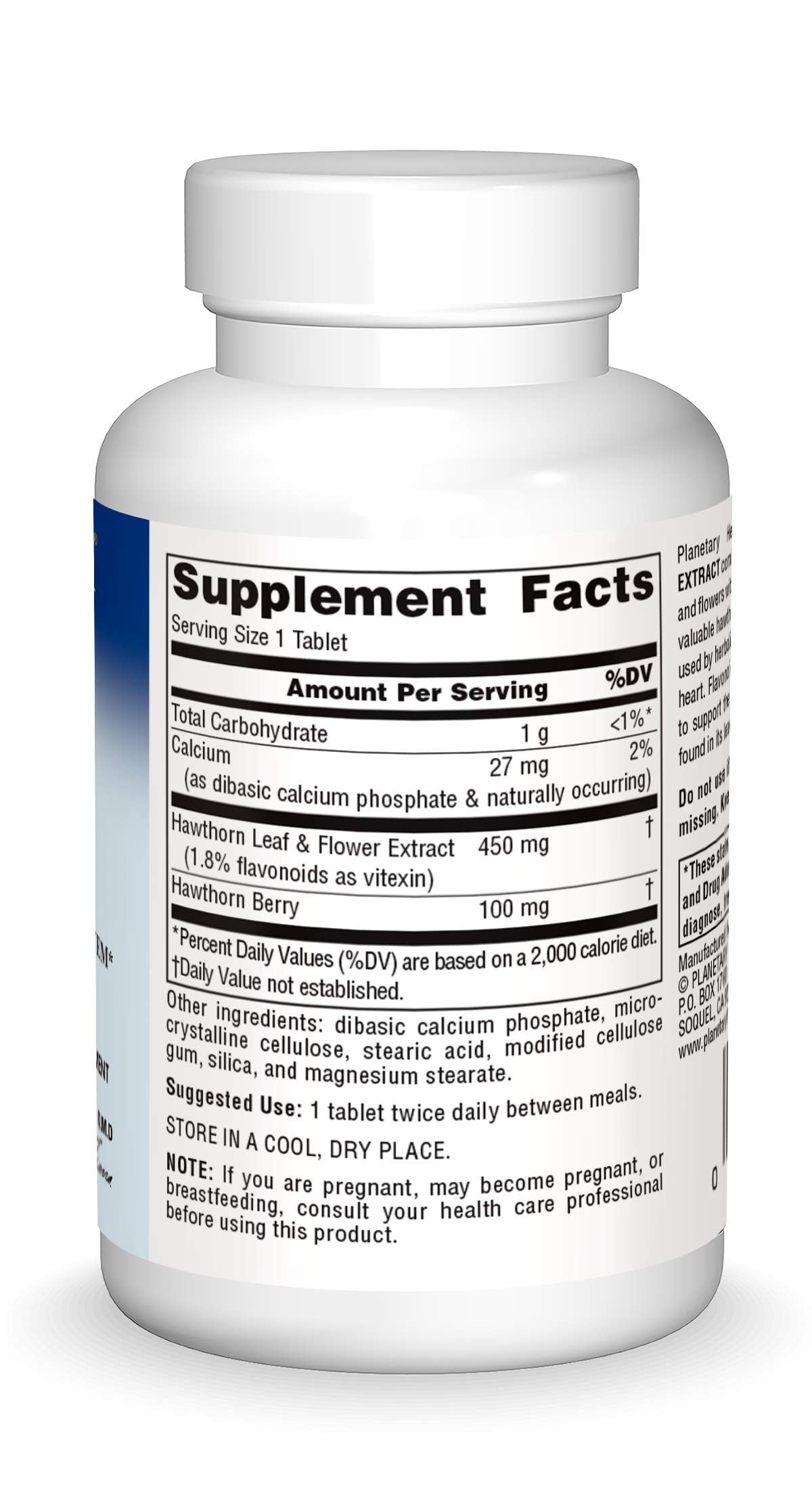 30 count hawthorn extract tablets