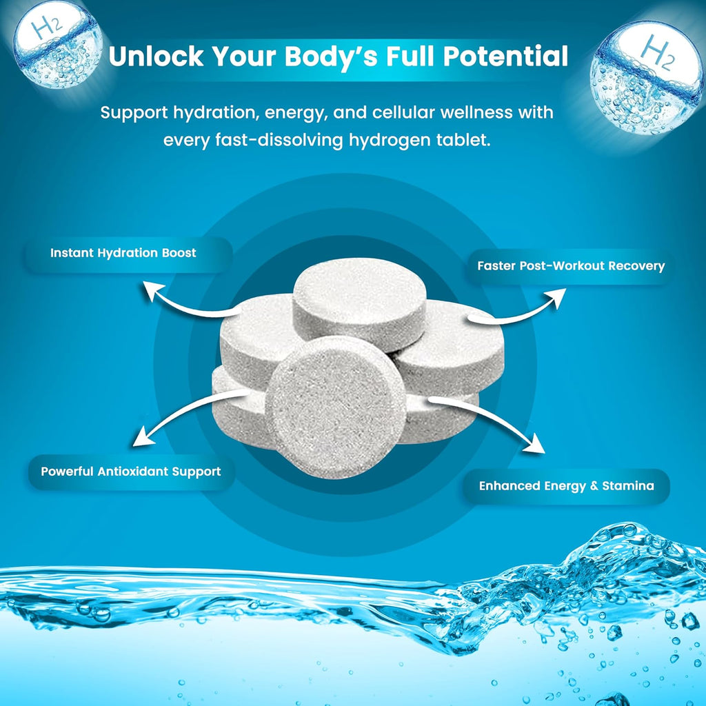 30 count hydrogen water tablets pack