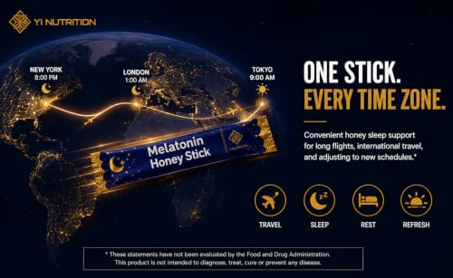 30 count melatonin honey sticks