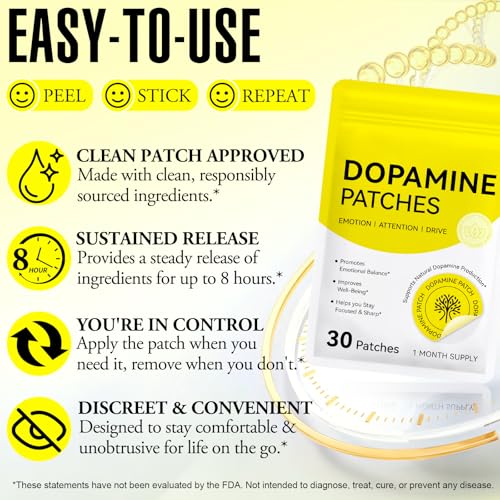 30 count multivitamin dopamine patches