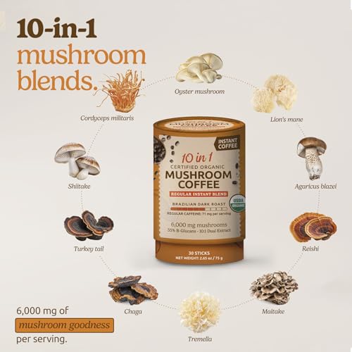 30 count mushroom coffee packets