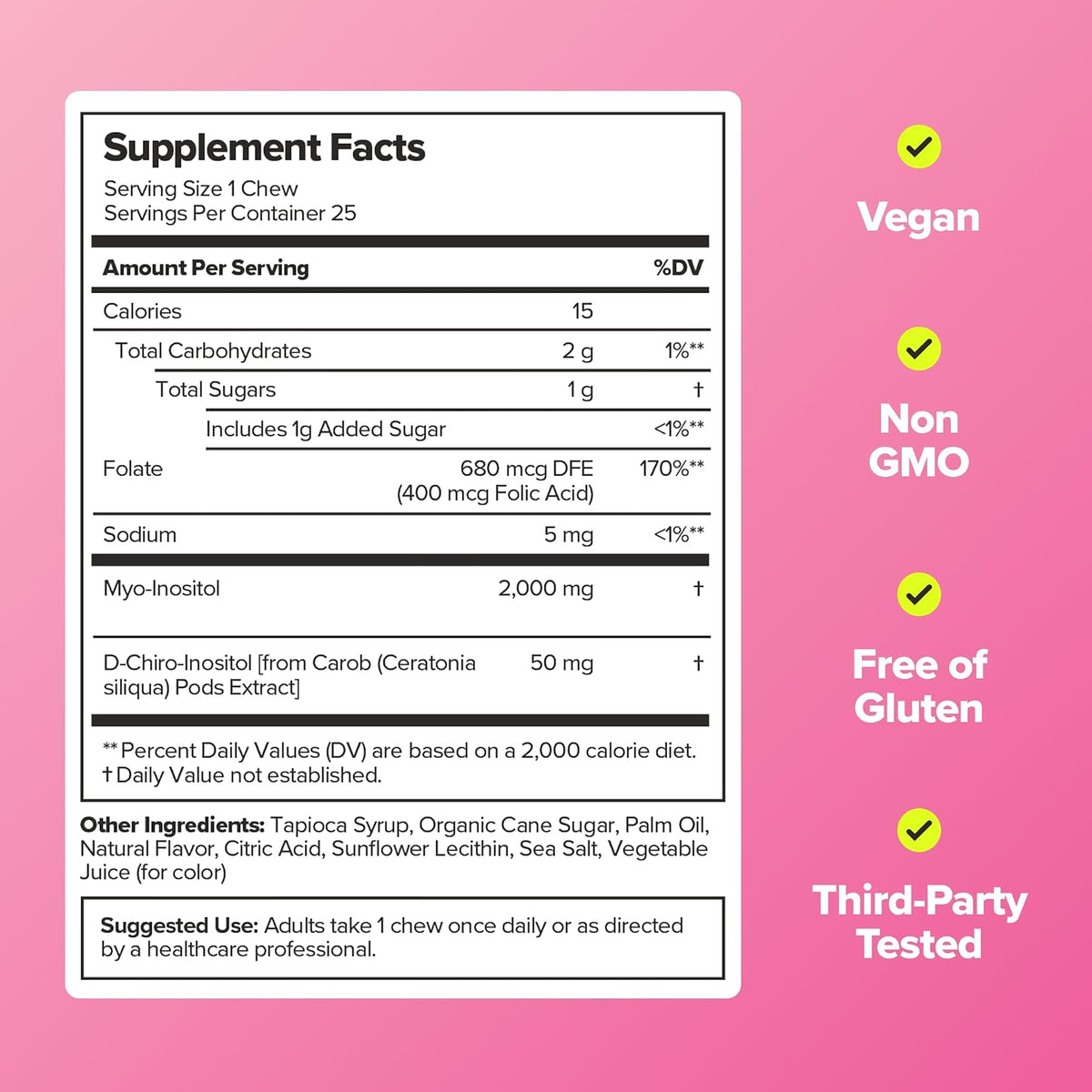 30 count Myo-D-Chiro gummies