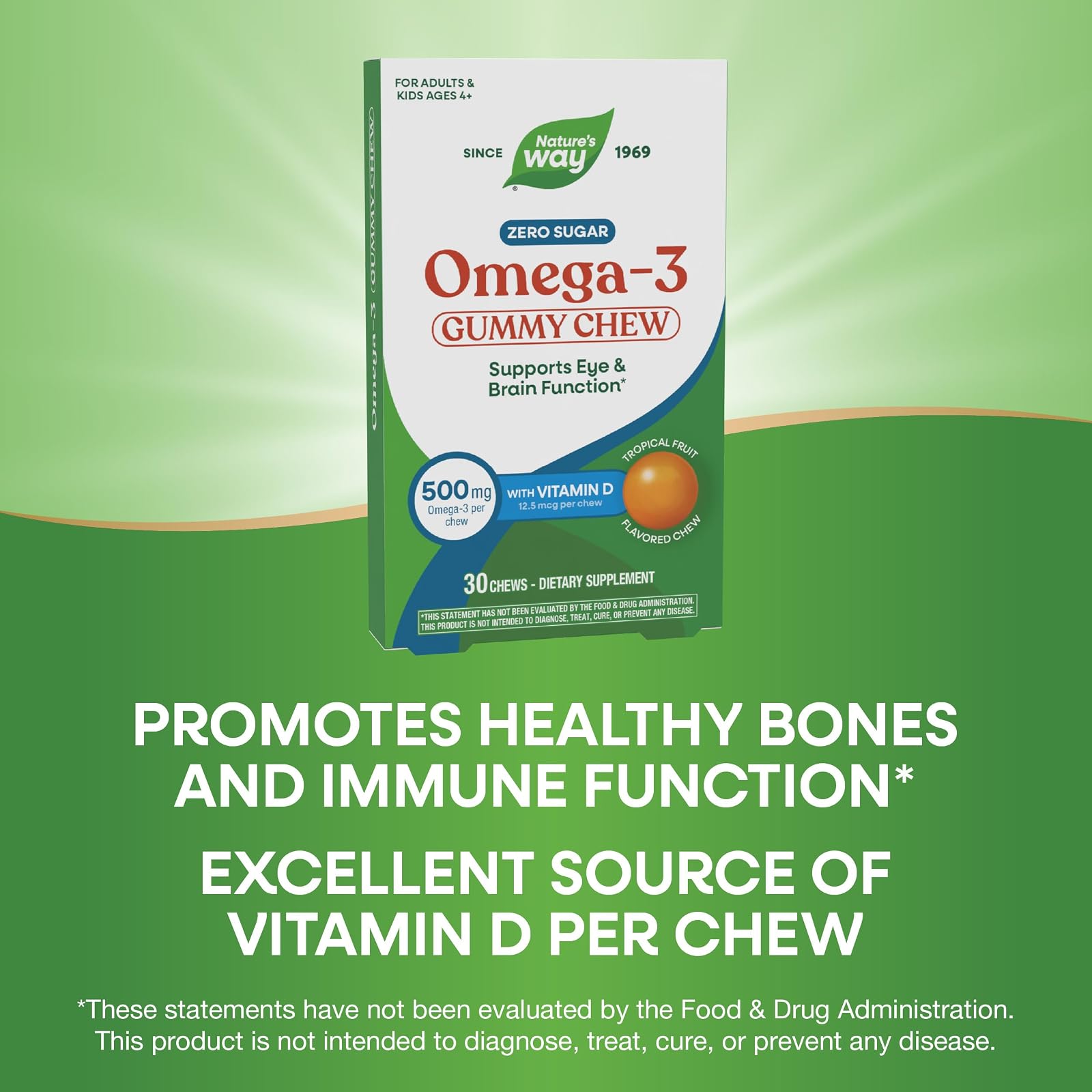 30 count Omega-3 gummy chews