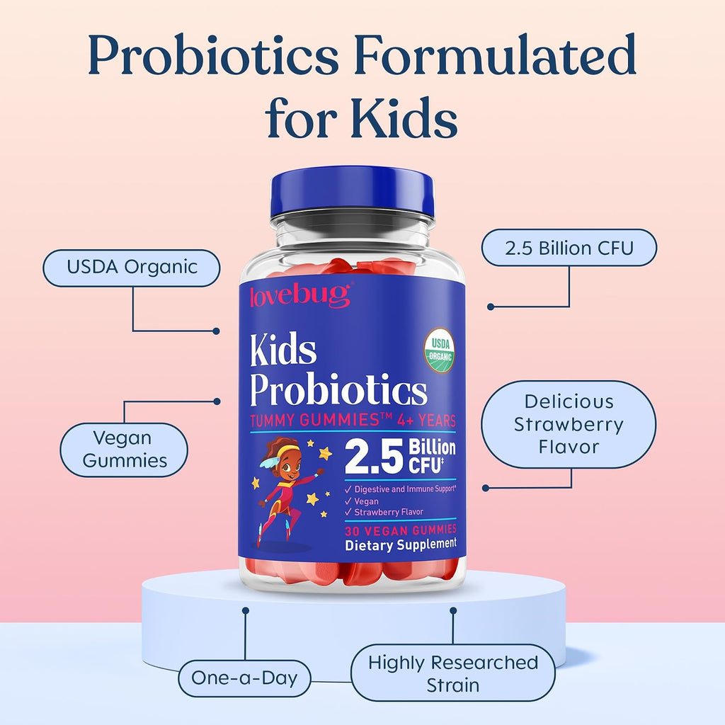 30 count organic probiotic gummies