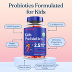 30 count organic probiotic gummies