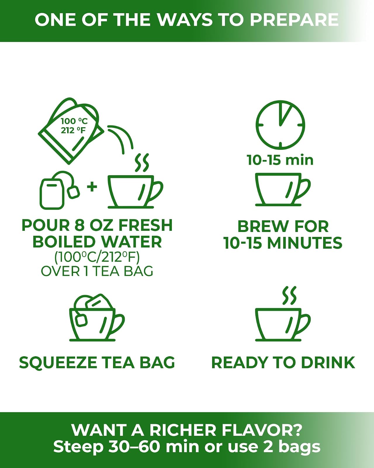 30 count plantain leaf tea bags