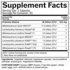 30 count probiotic capsules for daily use