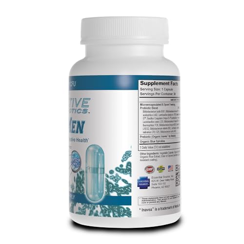 30 count probiotic capsules for men