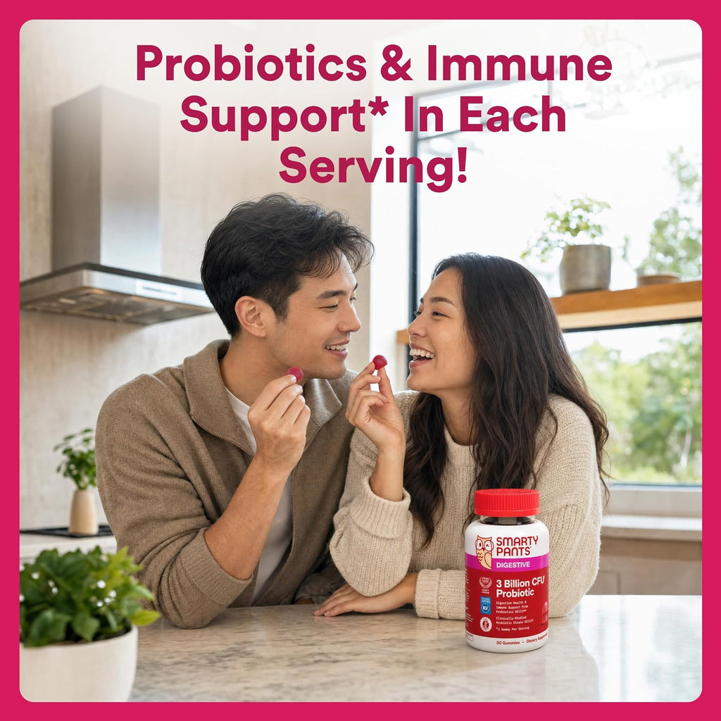 30 count probiotic gummies for family health