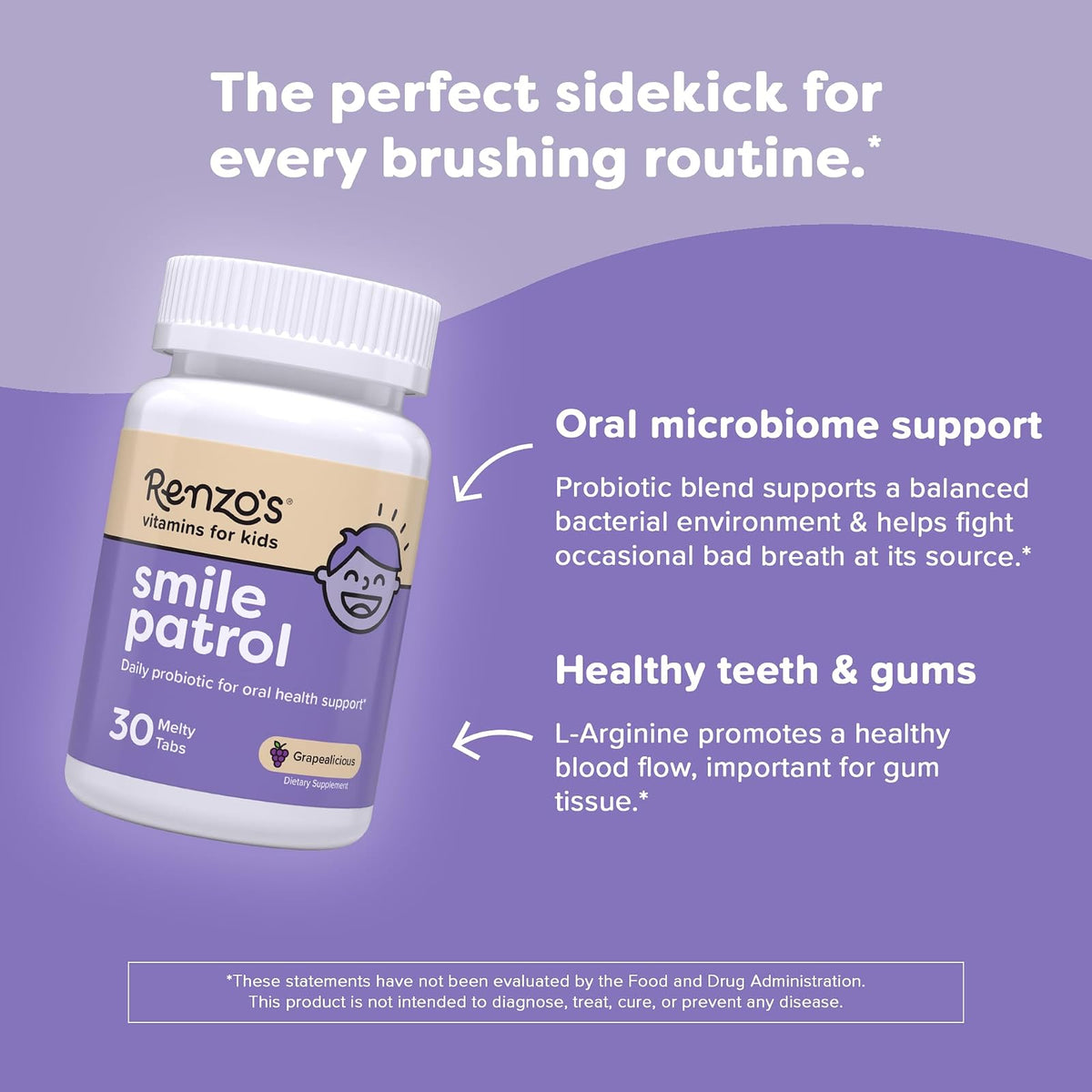 30 count probiotic tablets for children