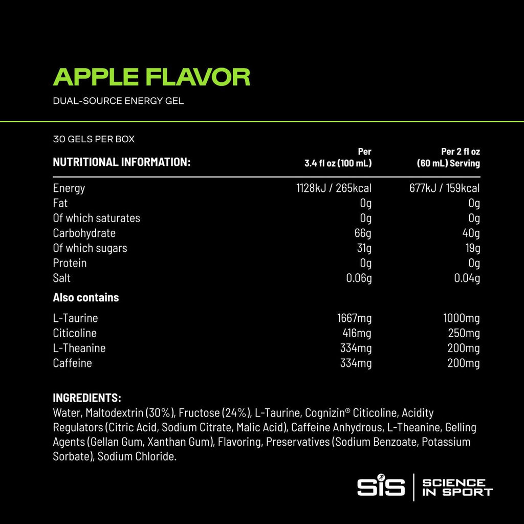 30 count SiS energy gel pack