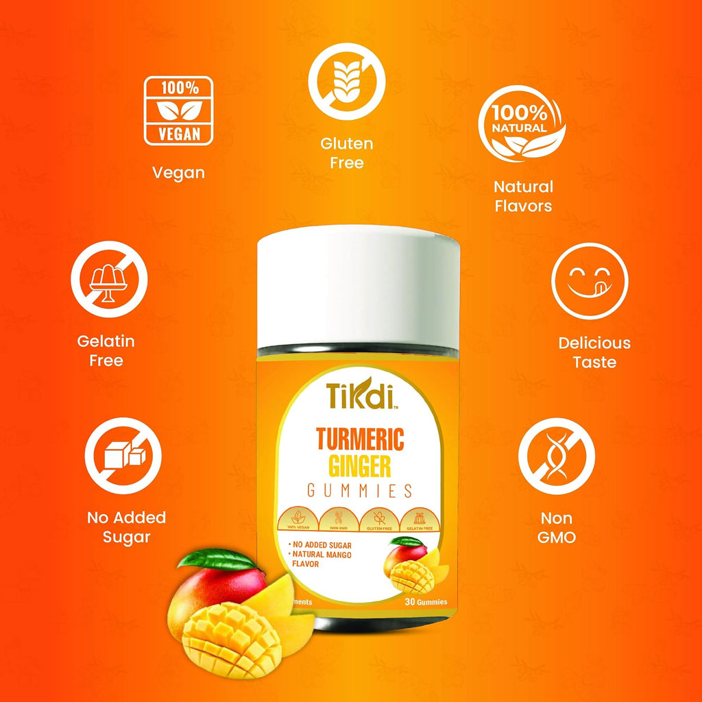30 count turmeric ginger gummies