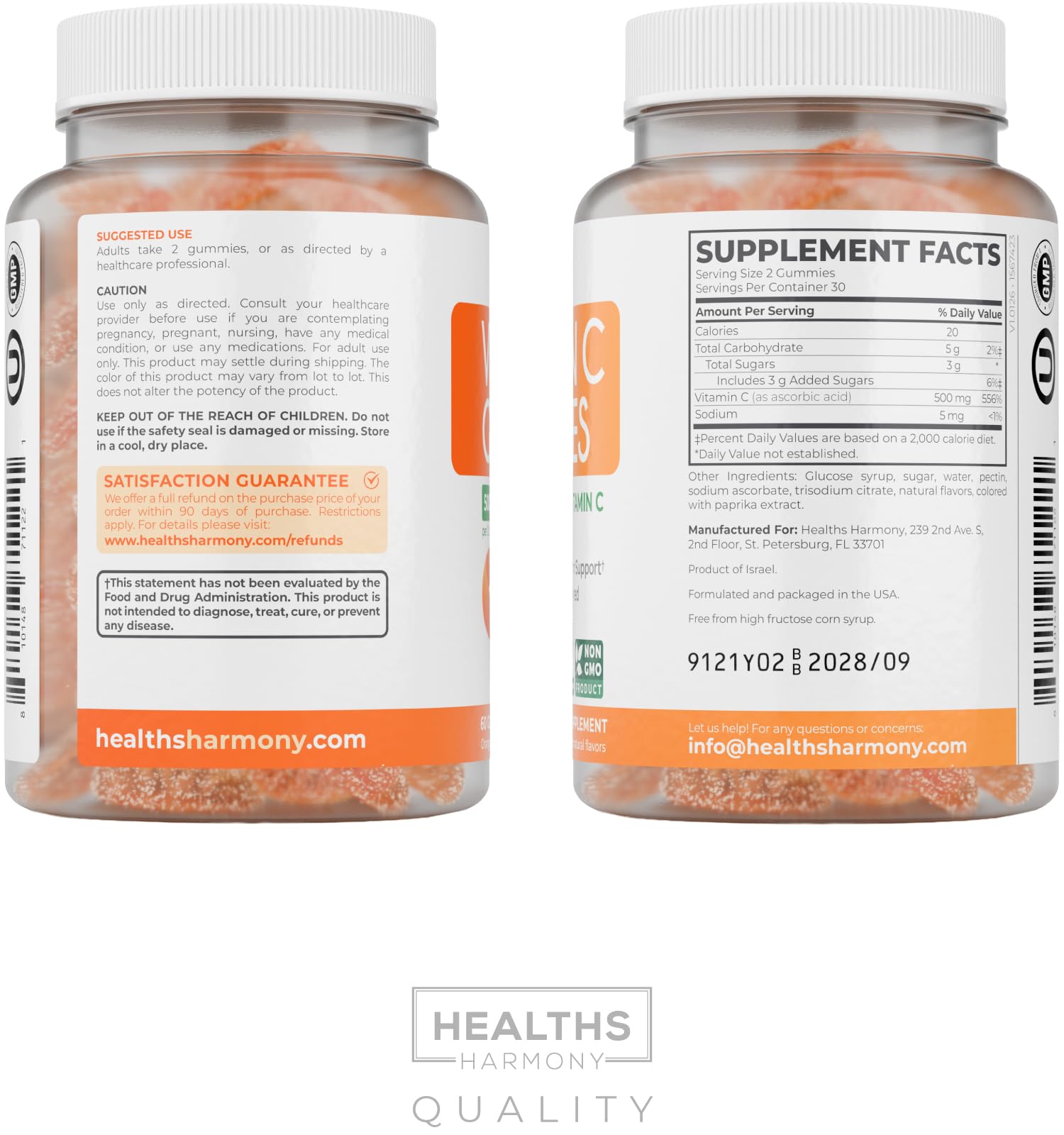 30 count vitamin c gummies for convenience