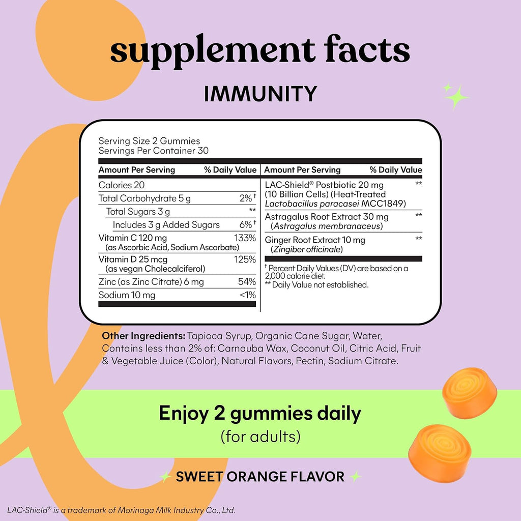 30 count vitamin C gummies