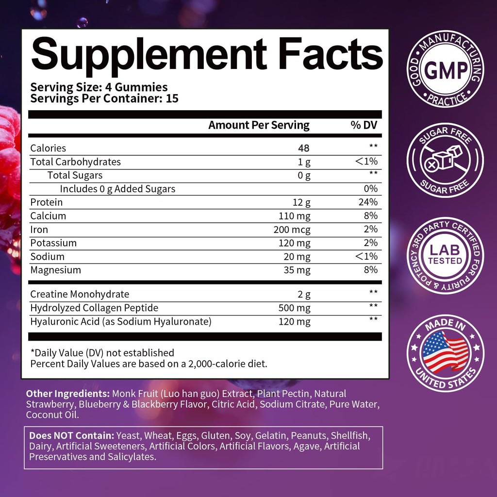 30 count whey protein gummies