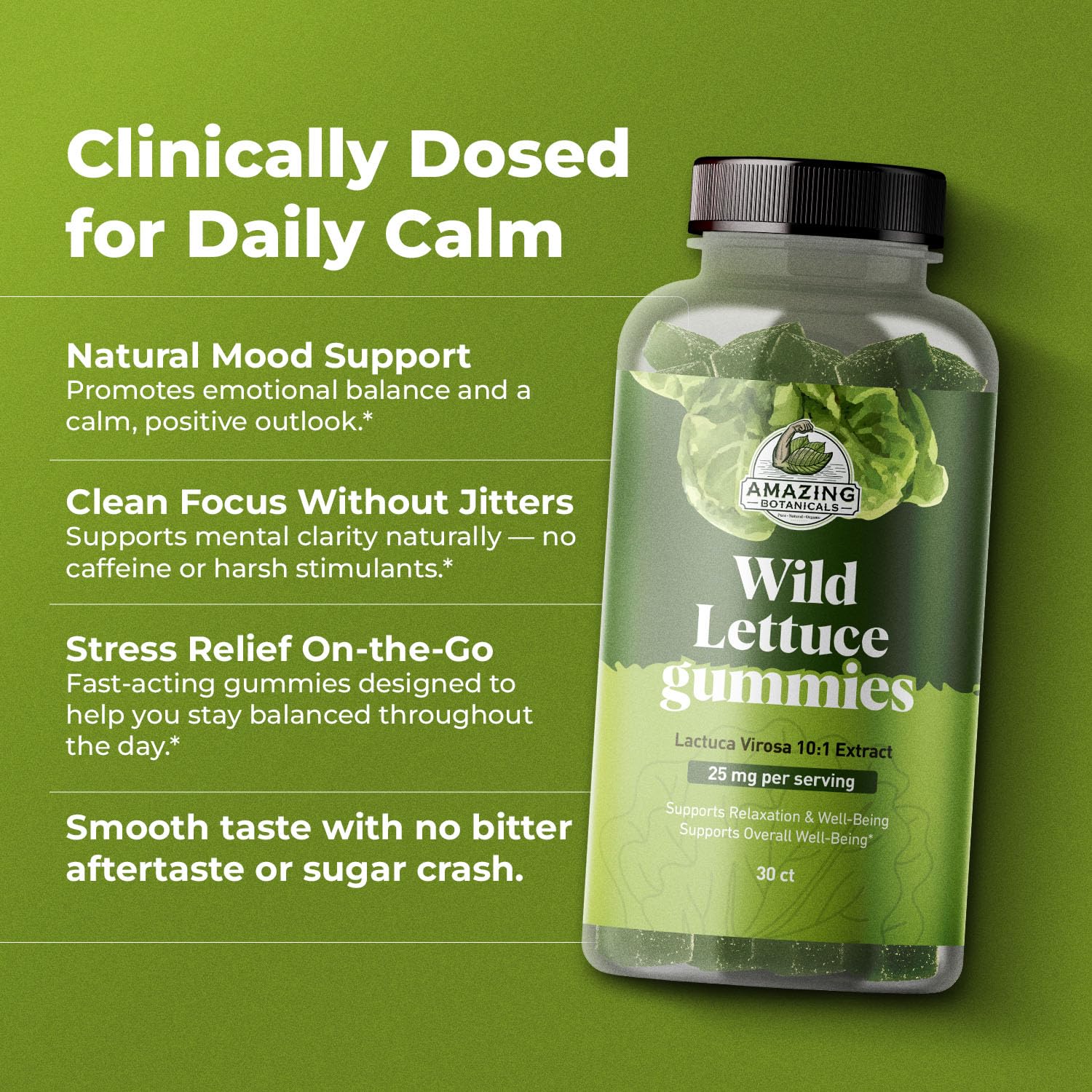 30 count wild lettuce relaxation gummies
