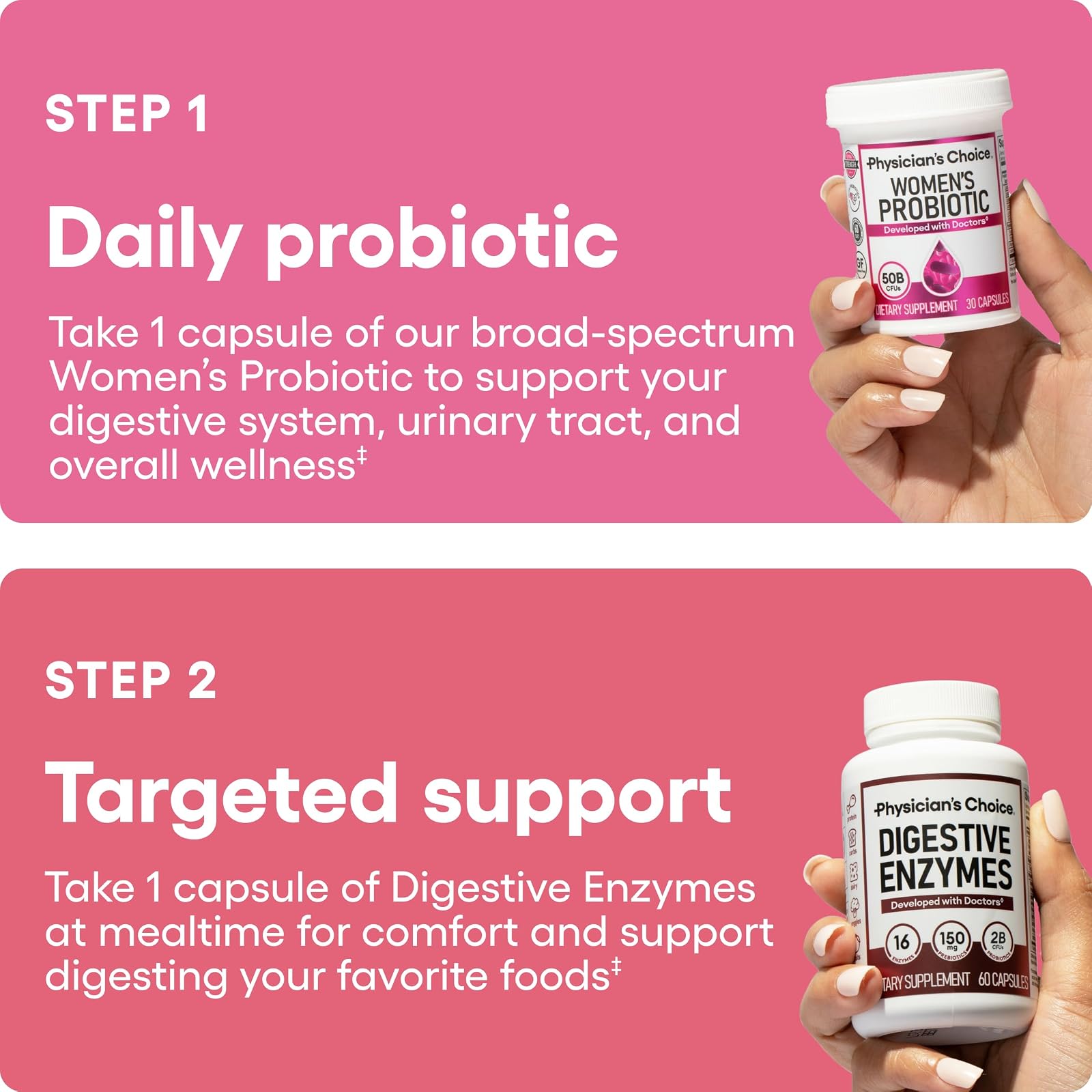 30 count women's probiotic capsules