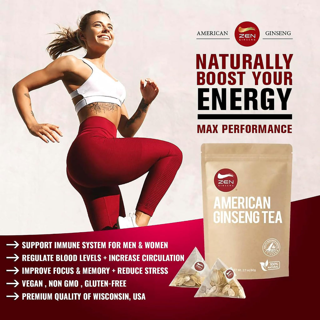 30 count Zen ginseng tea bags