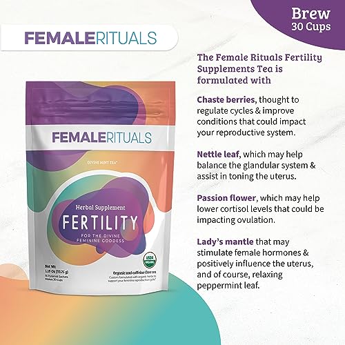 30 cups of fertility-boosting tea