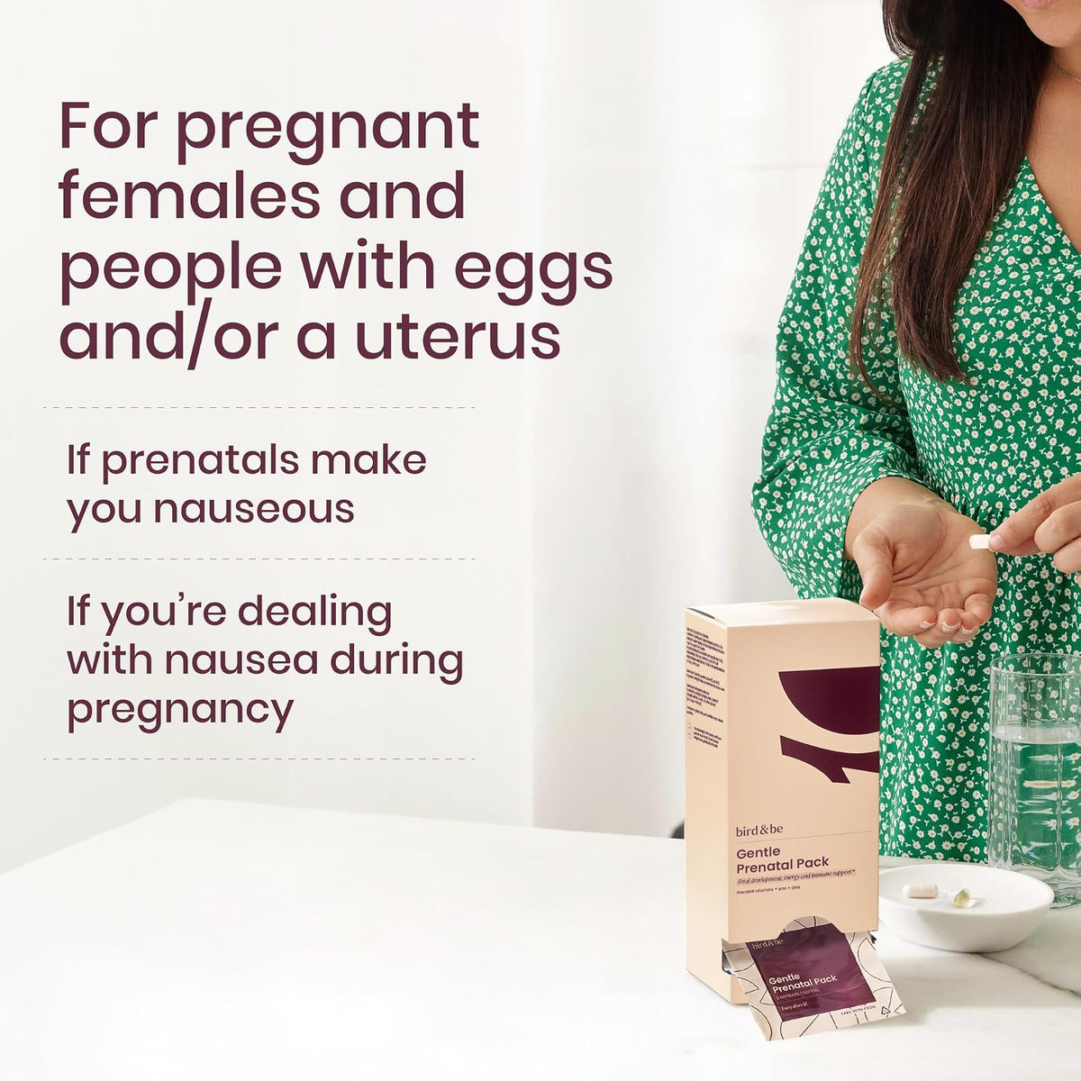 30 daily packs of prenatal vitamins