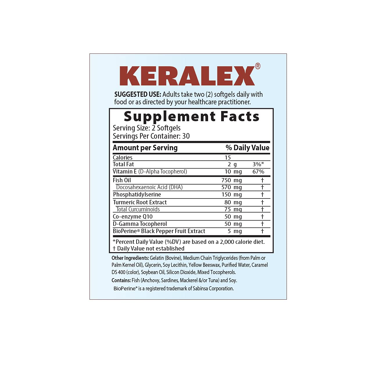 30 day supply for cognitive support